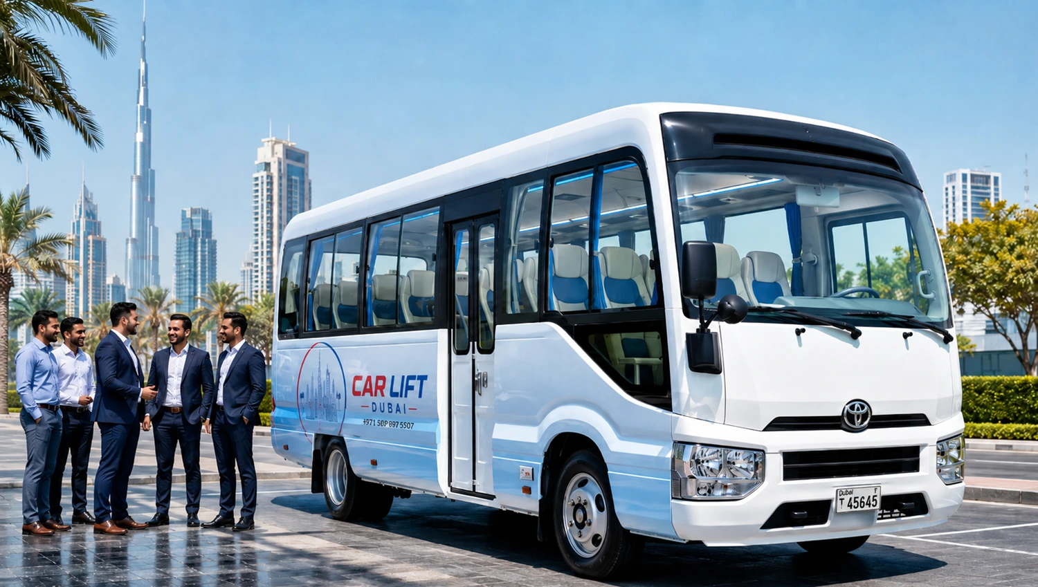 Car Lift Dubai | Monthly Pick & Drop, Staff Transport & Bus Lift – Car ...